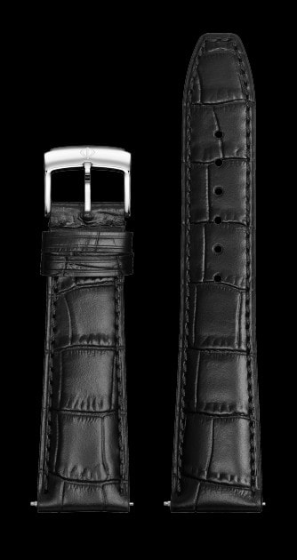 Black Calfskin Strap, Pin Buckle 21.0 MM - MXE0N0RP Baume & Mercier