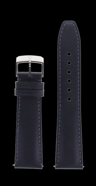 Navy Blue Calfskin Strap 21.0 MM - MXE0N0Q5 Baume & Mercier